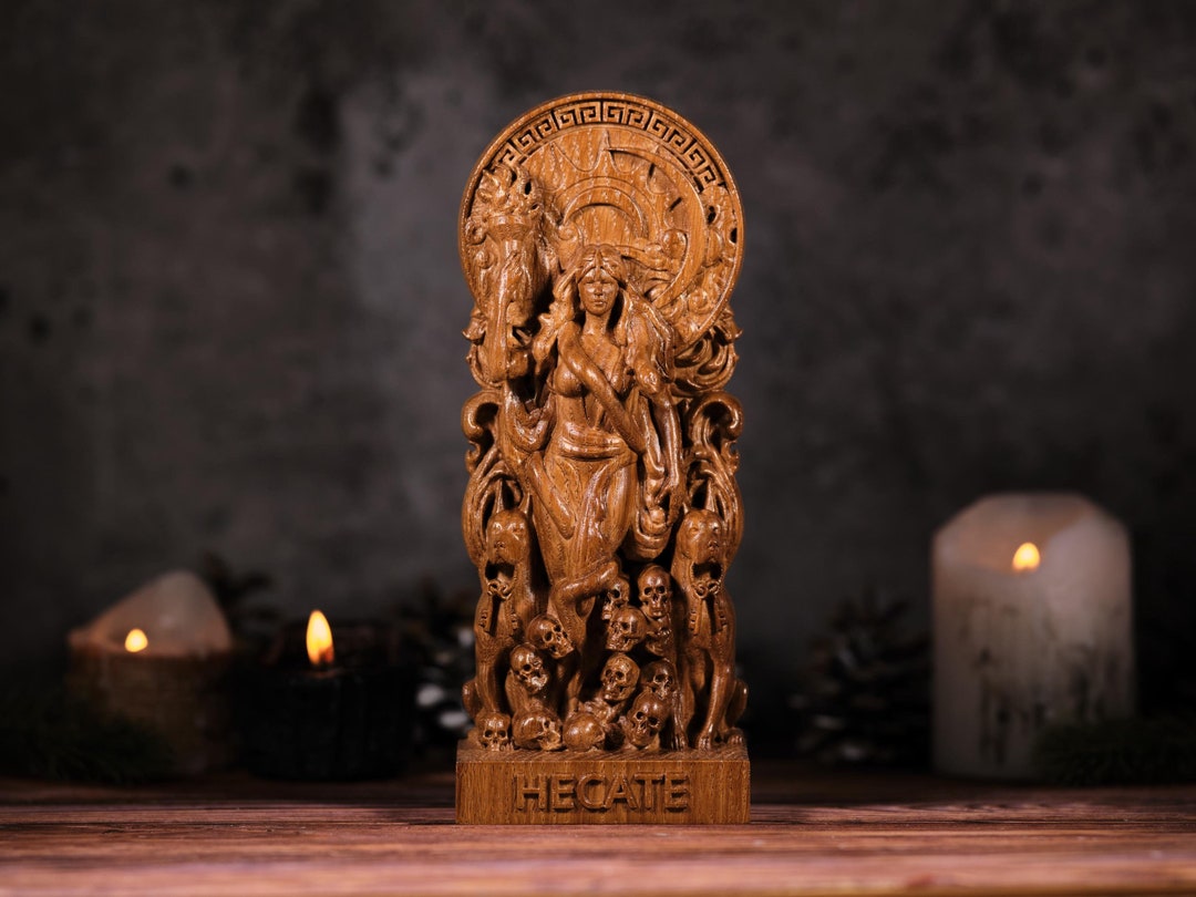 Hecate Greek Statue, Hecate Greek Goddess, Hekate Figure, Greek Gods ...