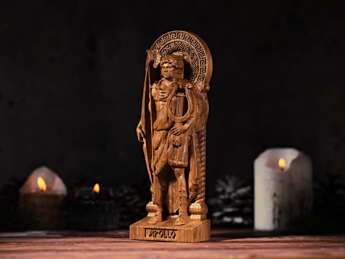 Apollo Greek Statue, Apollo Greek God, Greek God, Greek Altar, Greek ...