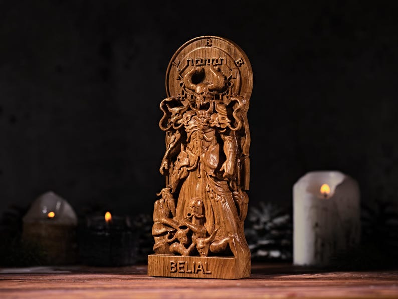 Belial Demon Statue, Belial Goetia Statue, Belial Goetia Figure ...
