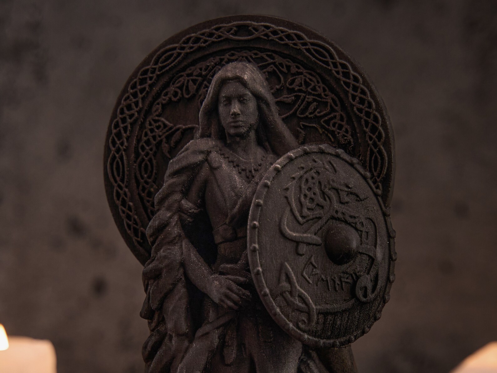 Black Freyja Statue, Freyja Goddess, Freyja Norse Goddess, Freyja ...