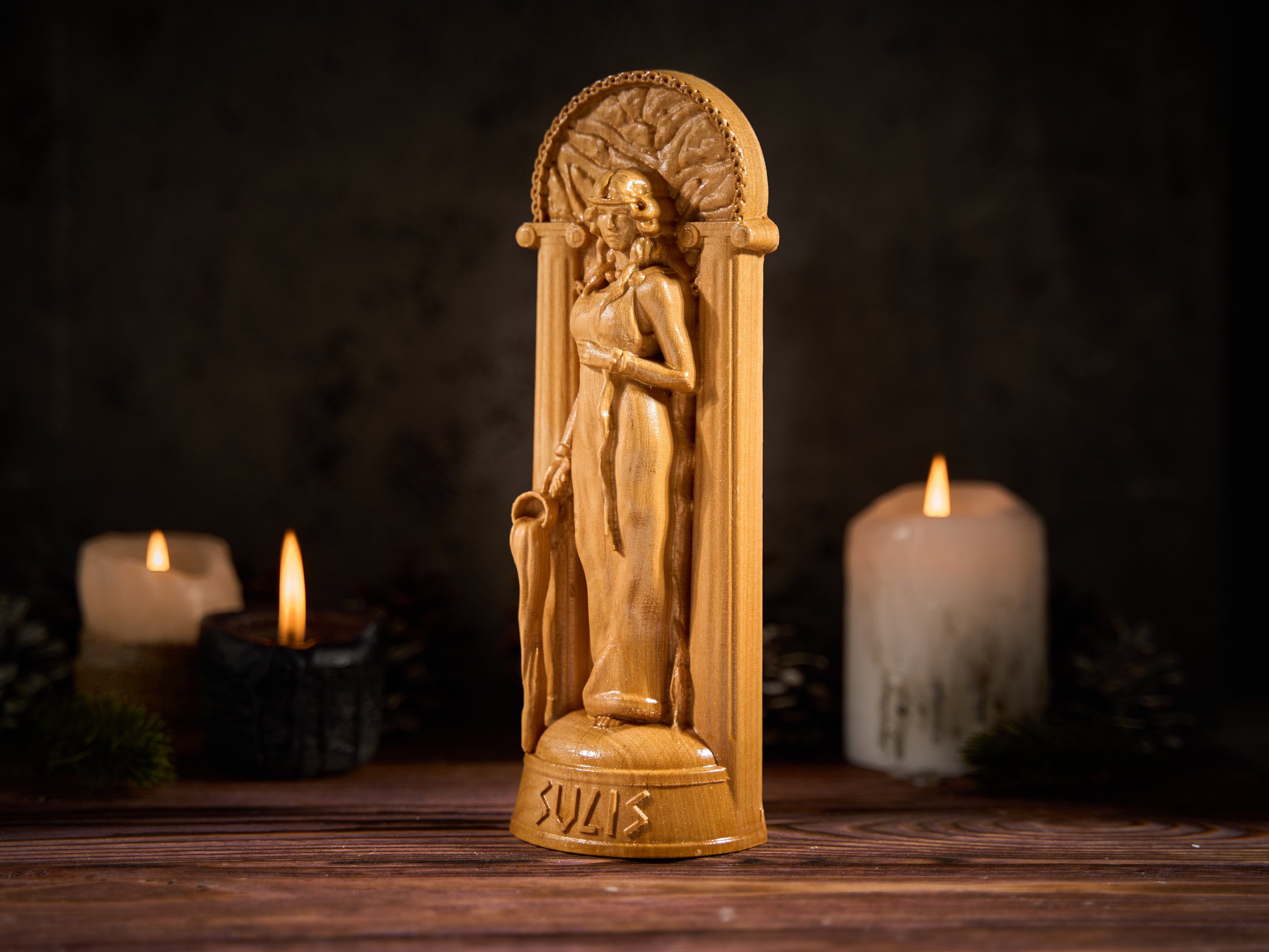 Sulis Minerva Roman Goddess, Sulis Minerva Roman Figure, Pagan Statue ...
