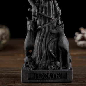 Hecate Statue, Hecate Greek Goddess, Hekate Black Figure, Greek Gods ...