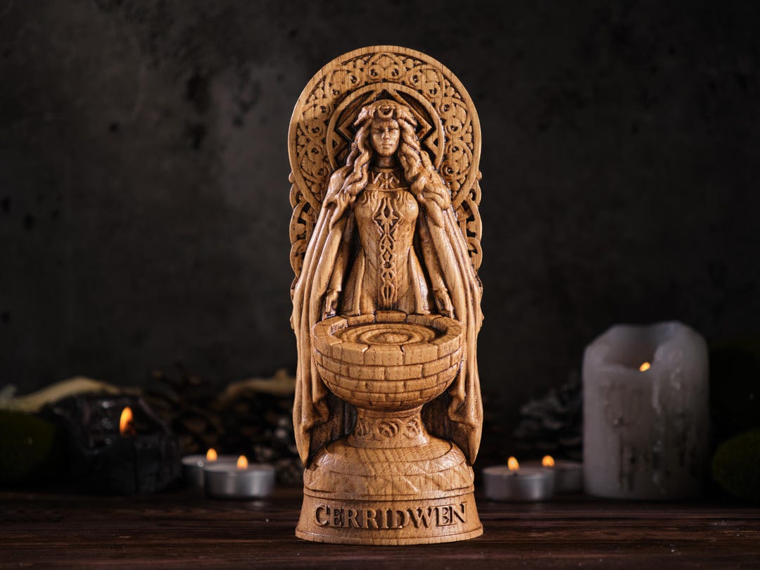 Cerridwen Celtic Statue, Ceridwen Goddess, Ceridwen Statue, Celtic Gods ...