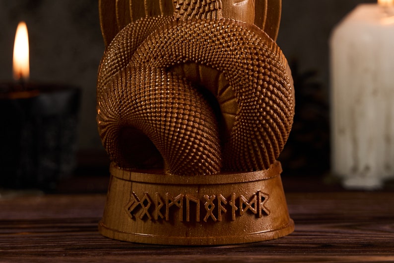 Jormungandr Statue, Jormungandr Norse Statue, Serpent Norse Statue ...