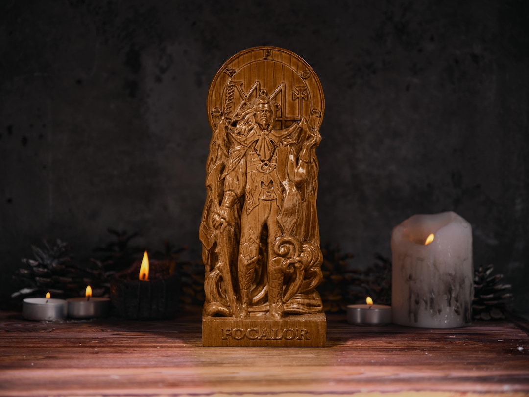 Focalor Goetia Demon, Focalor Statue, Demonology Figure, Goetia Demon ...