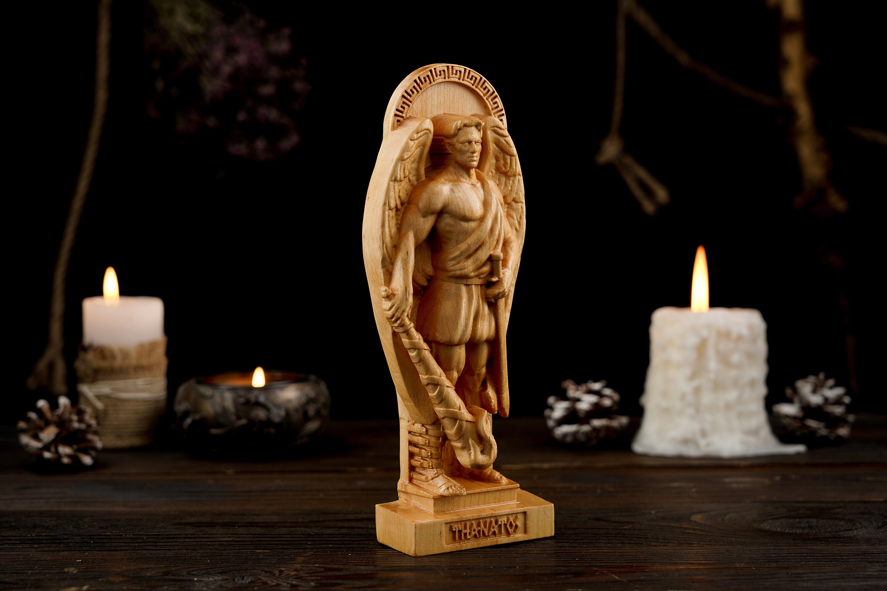 Thanatos Greek Statue Thanatos Greek God Greek Gods Greek - Etsy