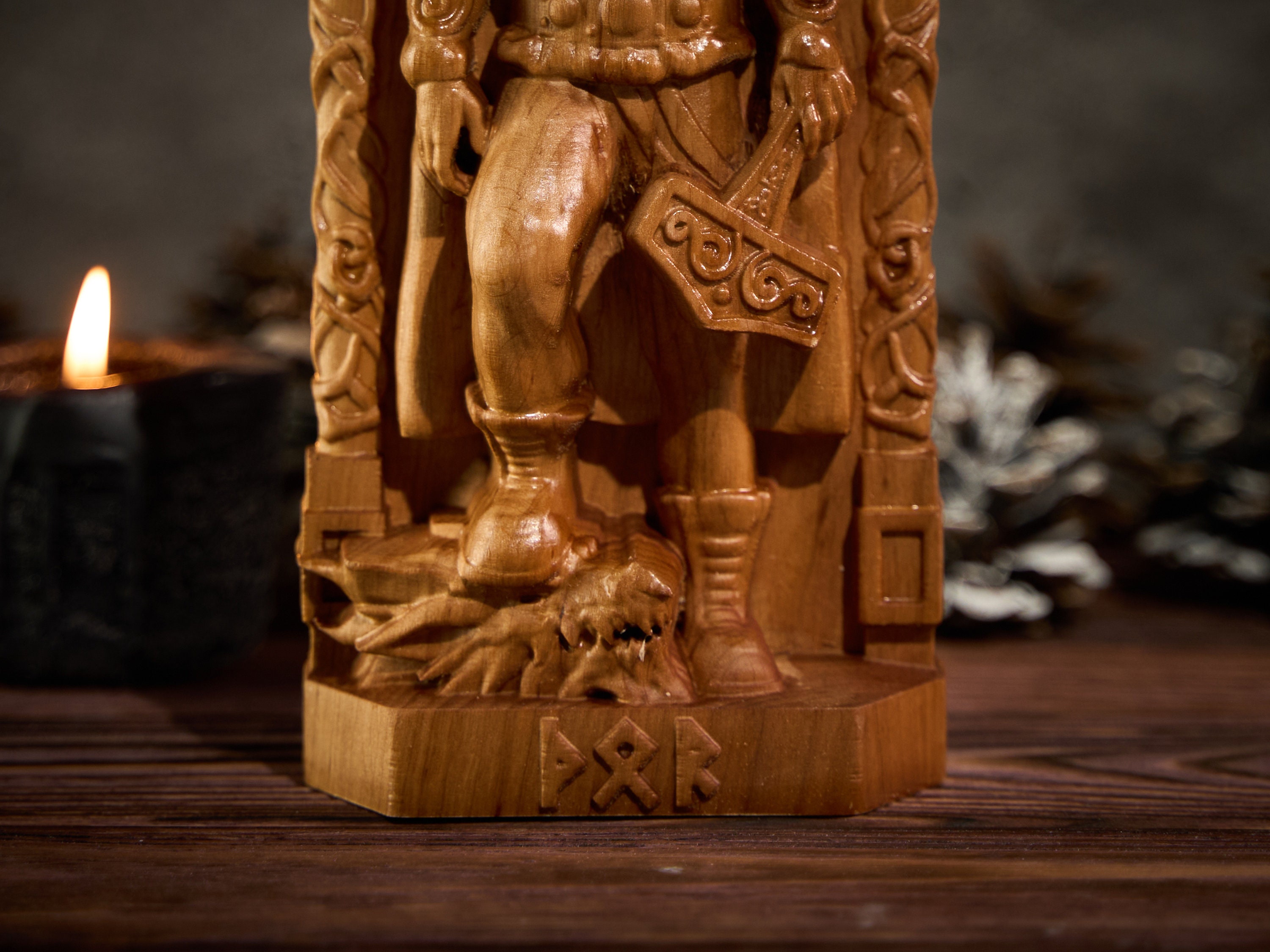Thor Norse Statue, Thor Altar Statue, Norse Mythology, Pagan Altar ...