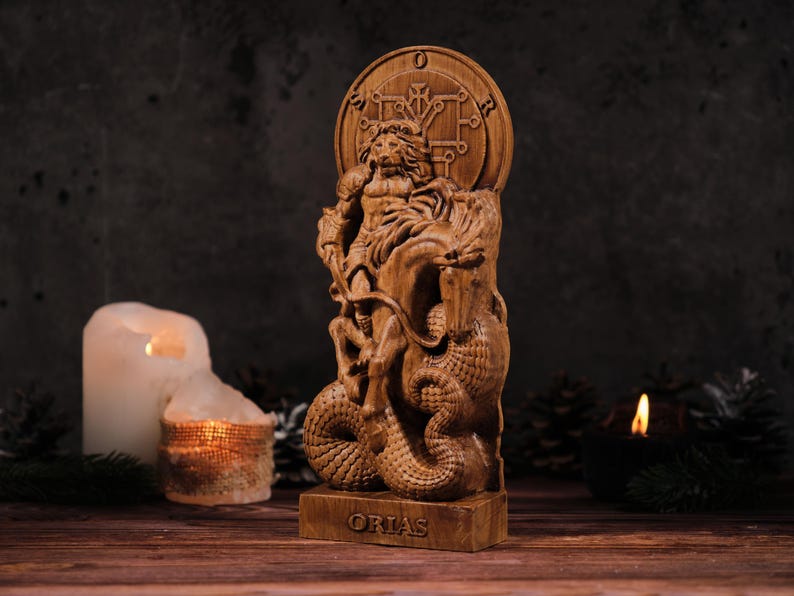 Orias Goetia Demon, Orias Goetia Statue, Demonology Figure, Goetia ...