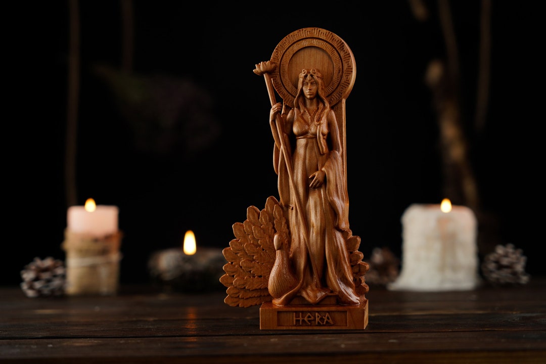 Hera Greek Goddess, Hera Greek Figure, Greek Goddess, Pagan Statue ...