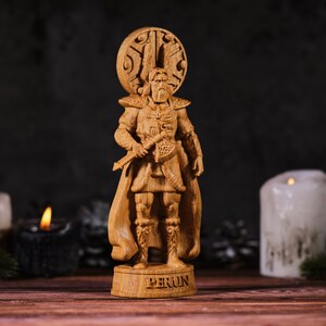 Perun Statue, Slavic God Statue, Perun God Statue, Slavic Pantheon ...
