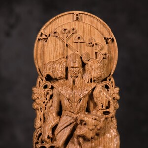 Balam Goetia King , Balam King Statue, Balam Demon King, Demonology ...