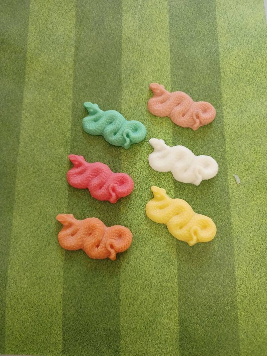 Set of 6 Snake Shaped Wax Melts for Reptile Loving People, Gift Set ...