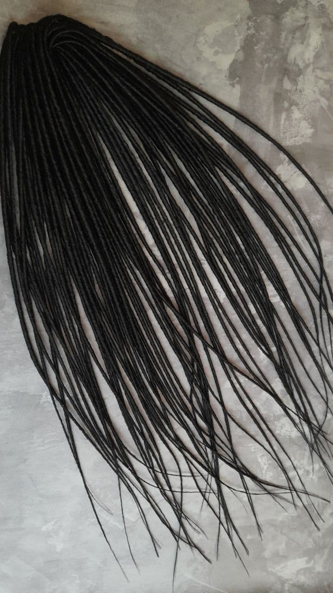 Smooth Black Dreadlocks. Hand Blended Shades.best Gift Personalized ...