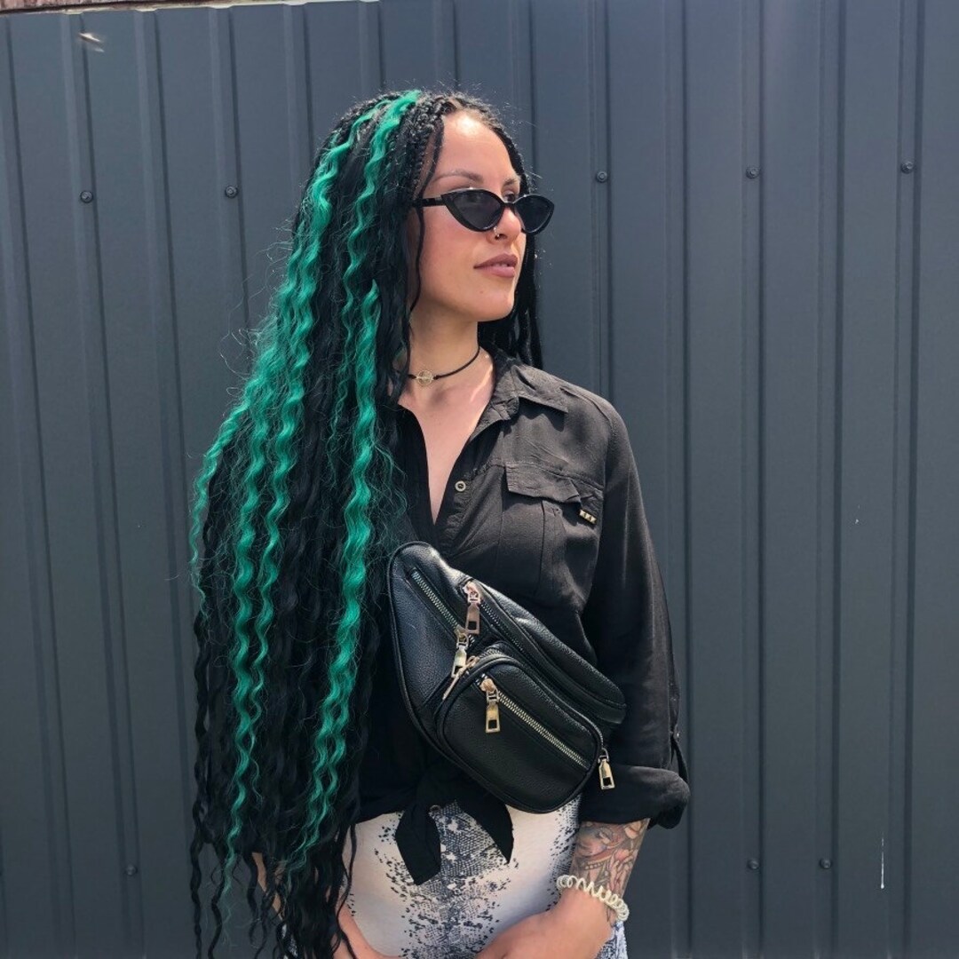 Curly Dreadlocks. Hair Extensions. Synthetic Hair. Synthetic Curly ...