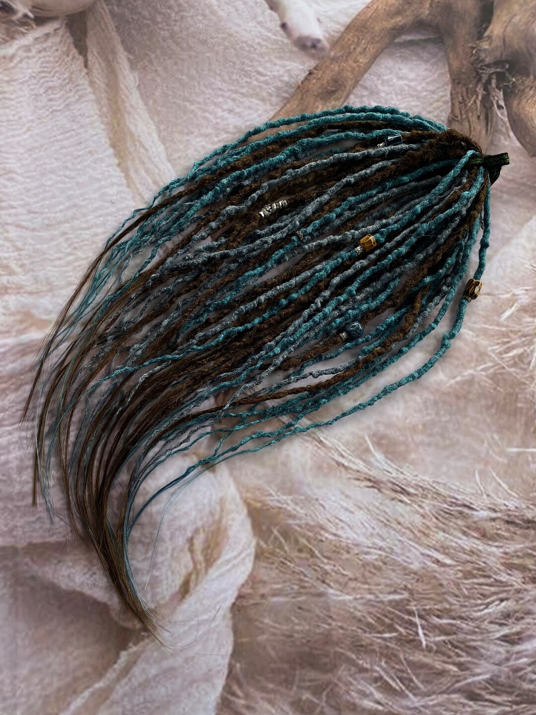 Marine Dreadlocks. Sea Dreads. Boho Textured Dreadlocks. Dreads ...