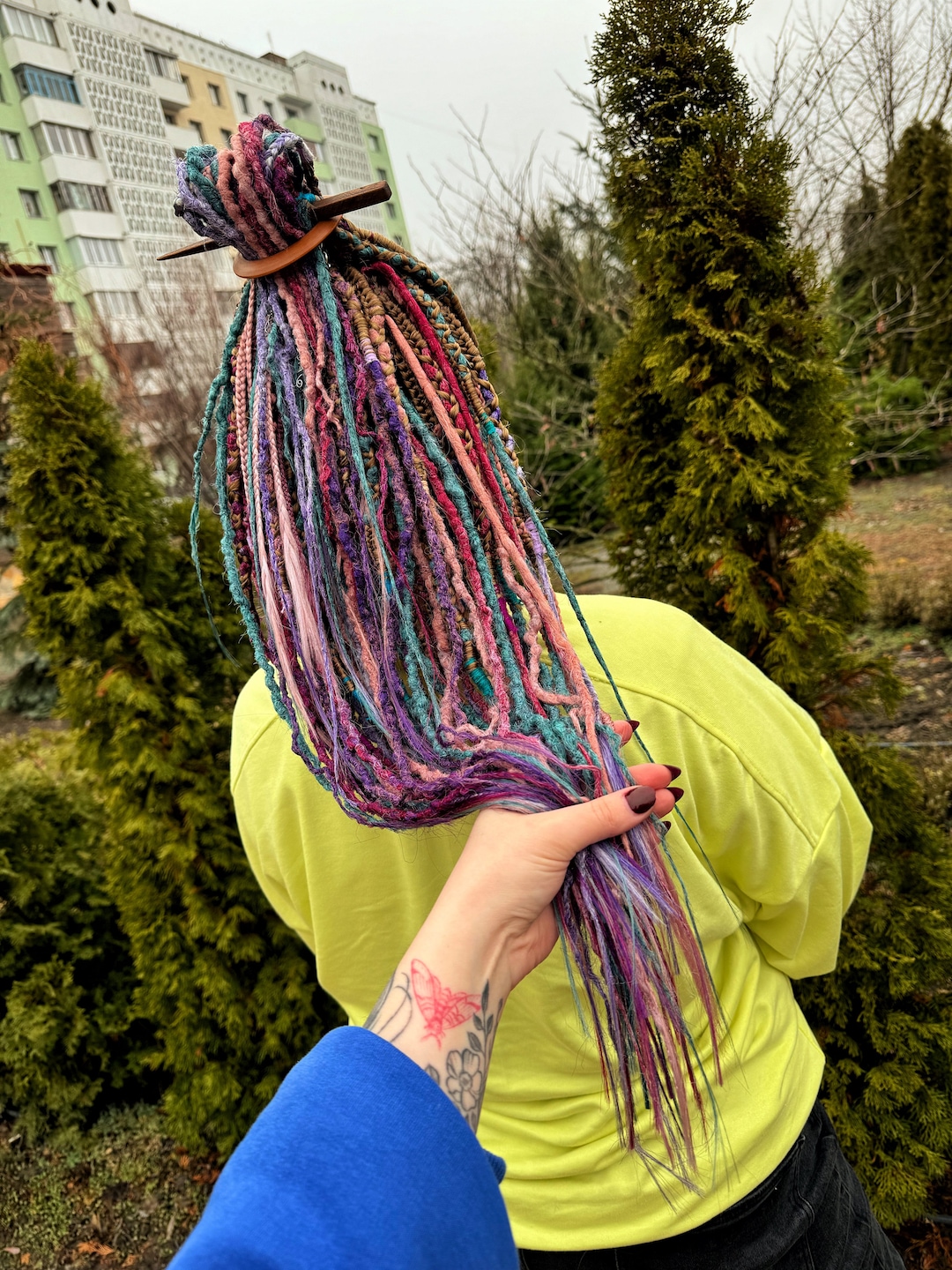 Boho Textured Dreadlocks. Cosmic Dreads Extension. Textured - Etsy