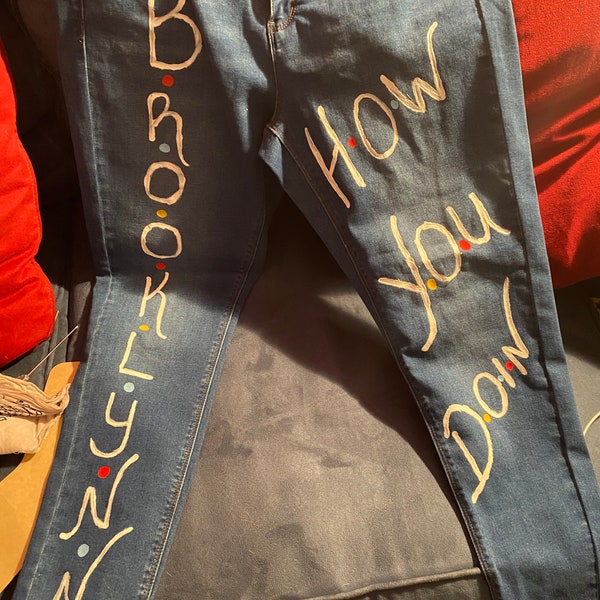 Customized Jeans - Etsy