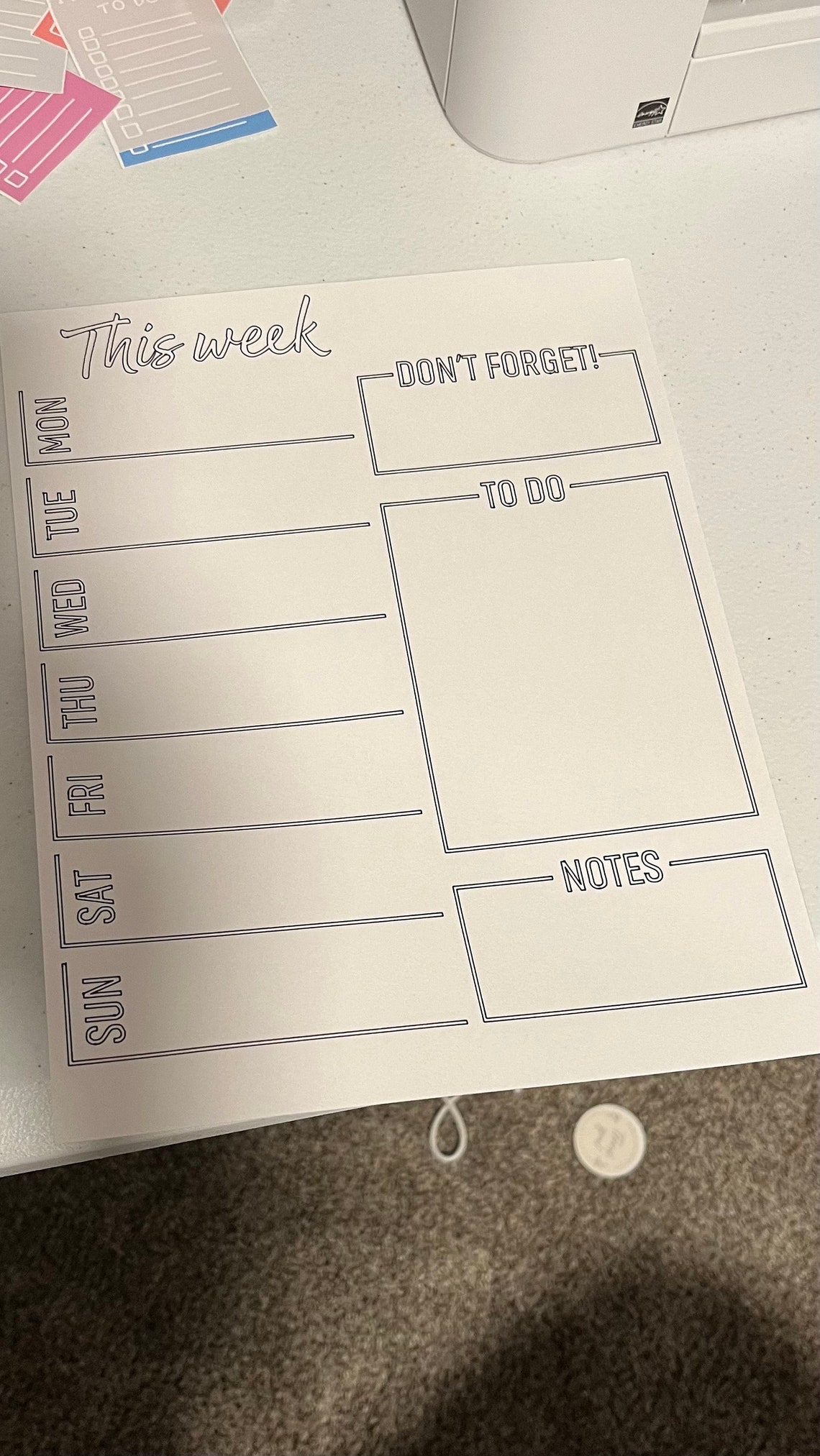 To Do List Stickers - Etsy