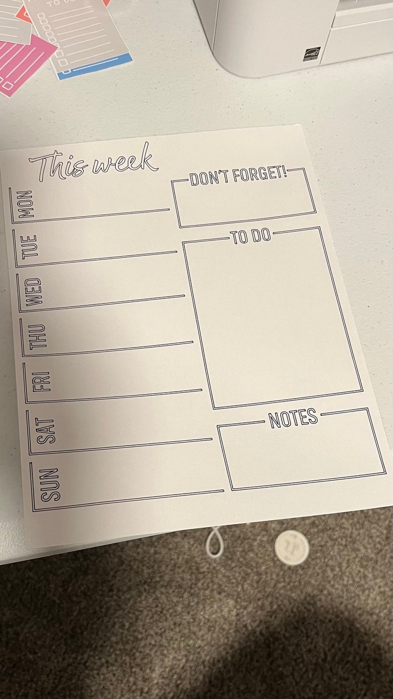 To Do List Stickers - Etsy