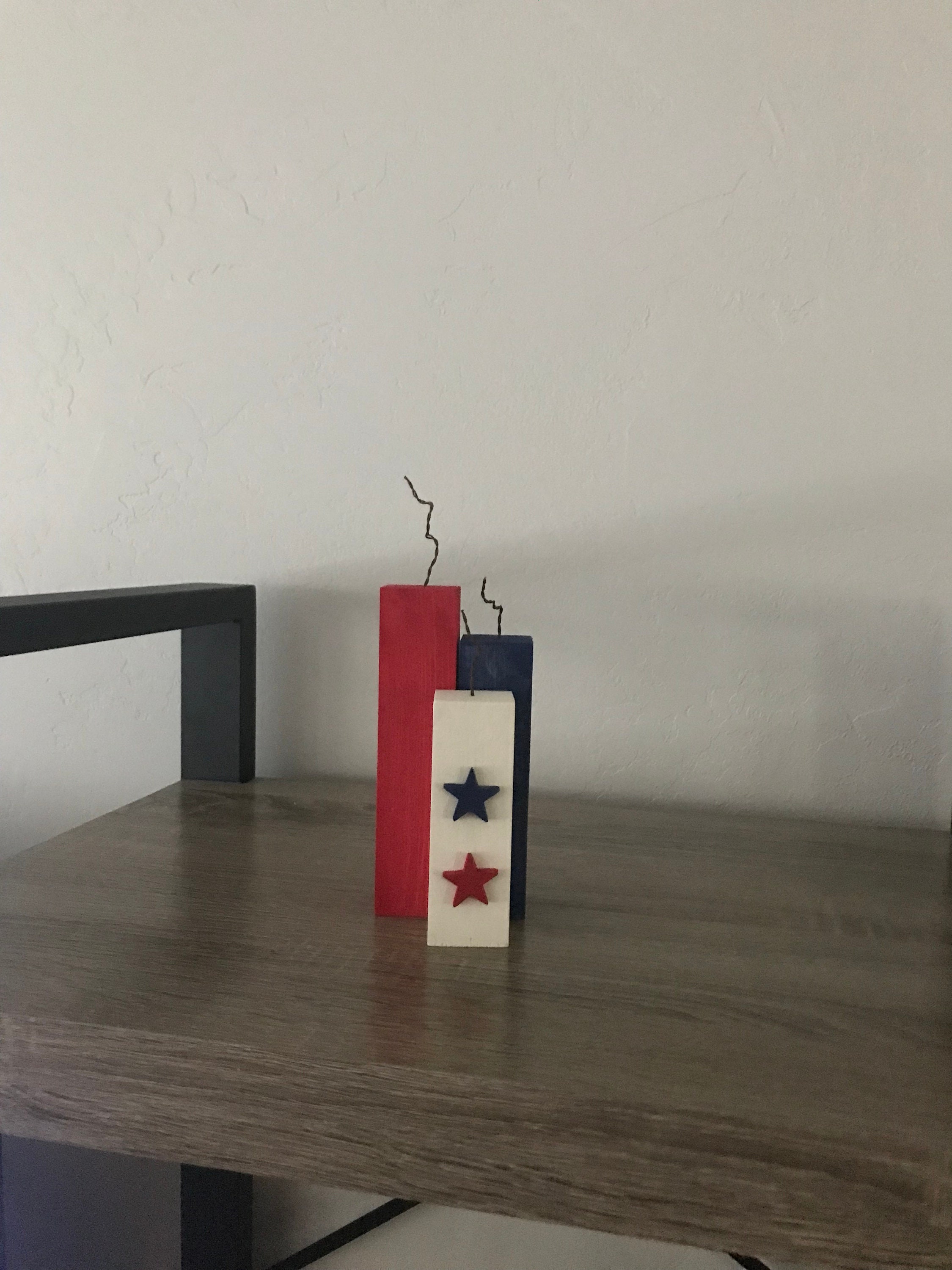 Firework Wood Craft Finished Product - Etsy