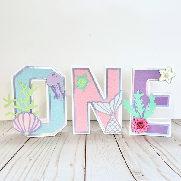 Mermaid Letters - Etsy