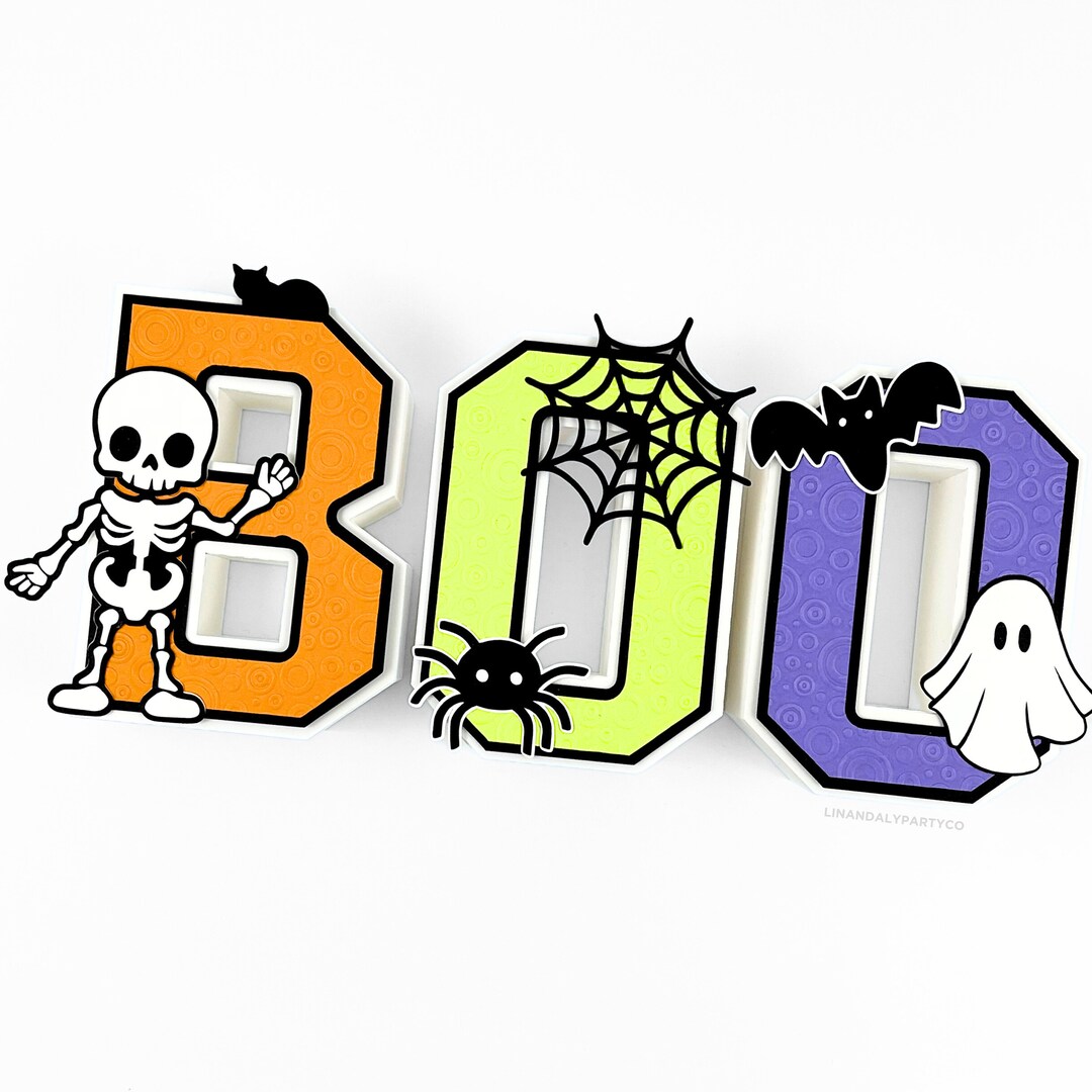 Halloween 3D Letters, Halloween Party Theme, One Birthday, Birthday ...
