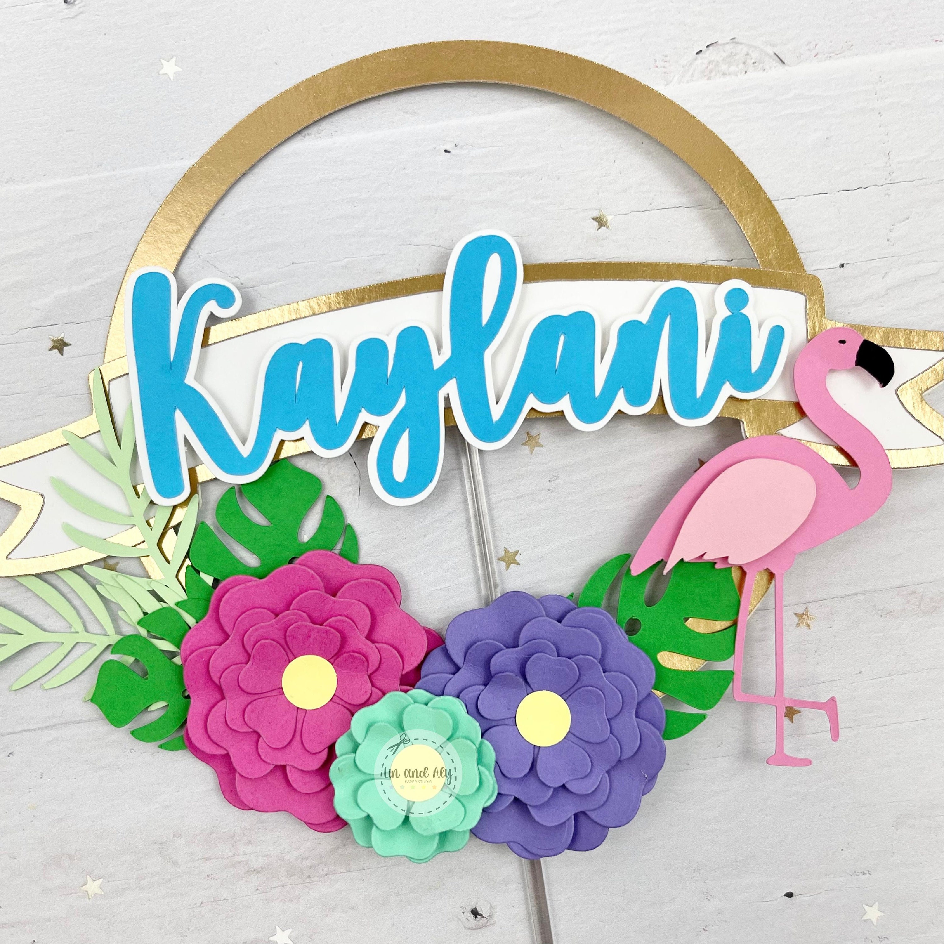 Tropical Theme Cake Topper Party Decor Cake Topper Cake | Etsy