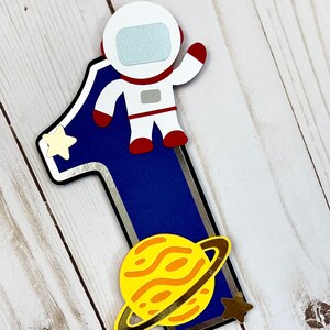 Space 1 Cake Topper 1st Birthday Cake Topper Smash Cake - Etsy