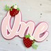 Strawberry Theme One Cake Topper, Birthday Party, Smash Cake, Berry ...