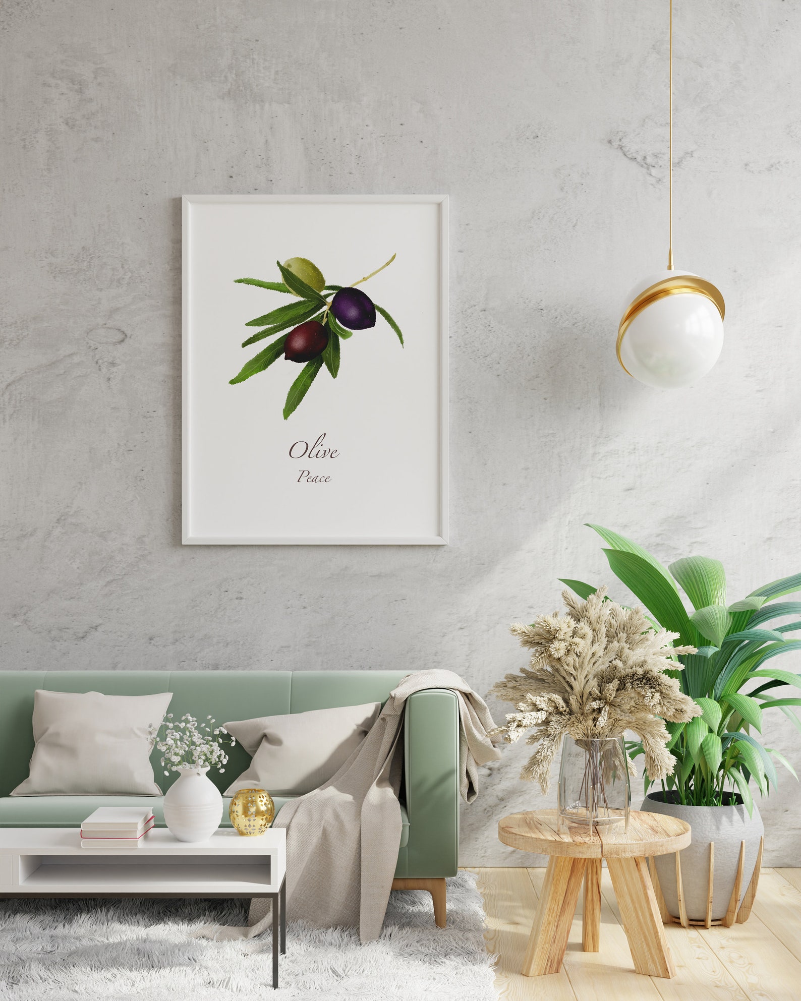 Olive Printable Wall Art Language of Flowers Floriography - Etsy