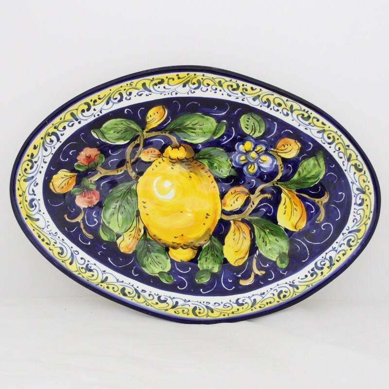 Lemon Platter Italy - Etsy