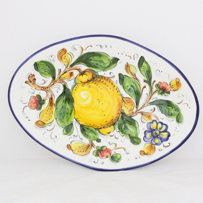 Lemon Platter Italy - Etsy