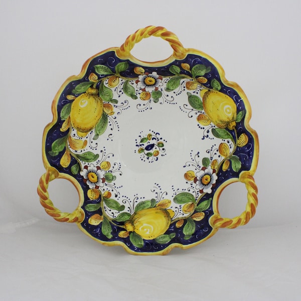 Italian Ceramic Lemons Centerpieces - Etsy