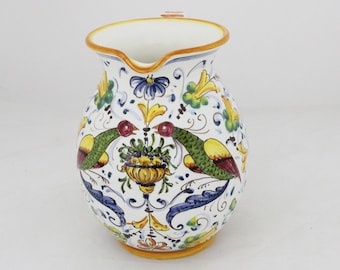 Italian Ceramic PITCHER 1lt Wine Jar Water Jar Lemon Juice Tuscan ...