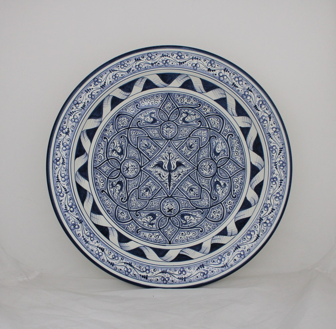 Artisan Italian Wall Plate - Stunning Arabesque Design, Limited Edition ...