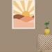 Color Block Sunrise - Etsy