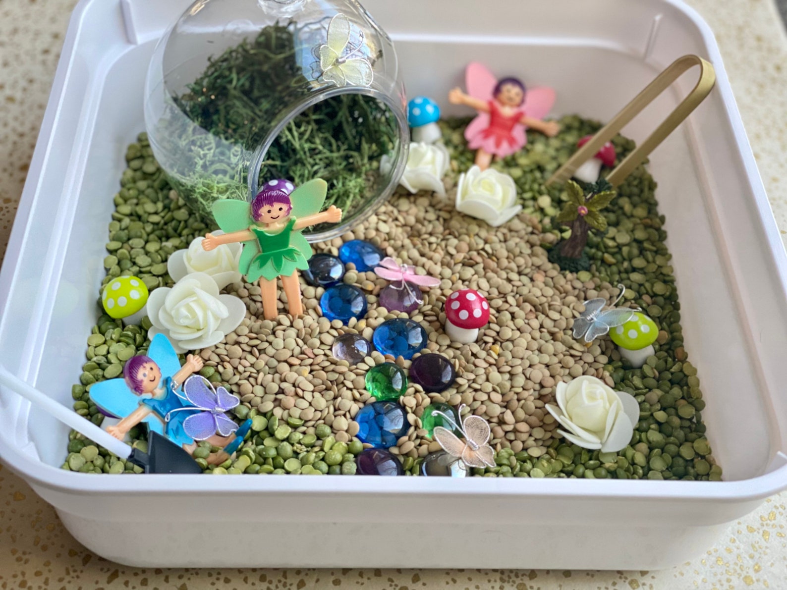 Gnome Garden Sensory Kit for Kids Fairy Garden Sensory Bin Summer ...