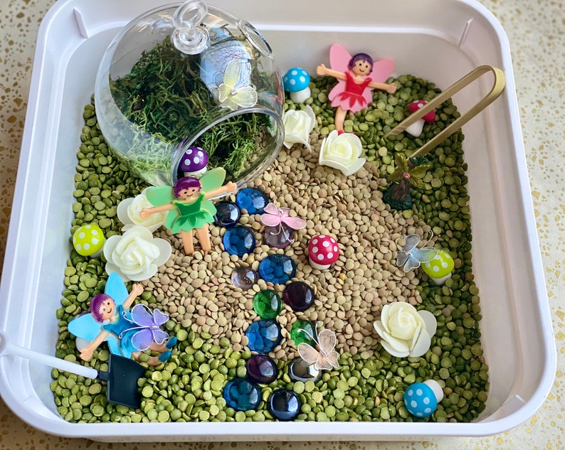 Gnome Garden Sensory Kit for Kids Fairy Garden Sensory Bin Summer ...