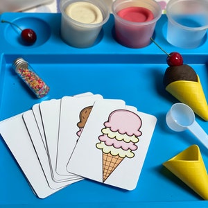 Ice Cream Patterning Cards PDF | Digital Download | Summer Preschool ...
