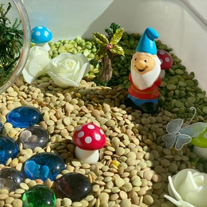 Gnome Garden Sensory Kit for Kids Fairy Garden Sensory Bin Summer ...