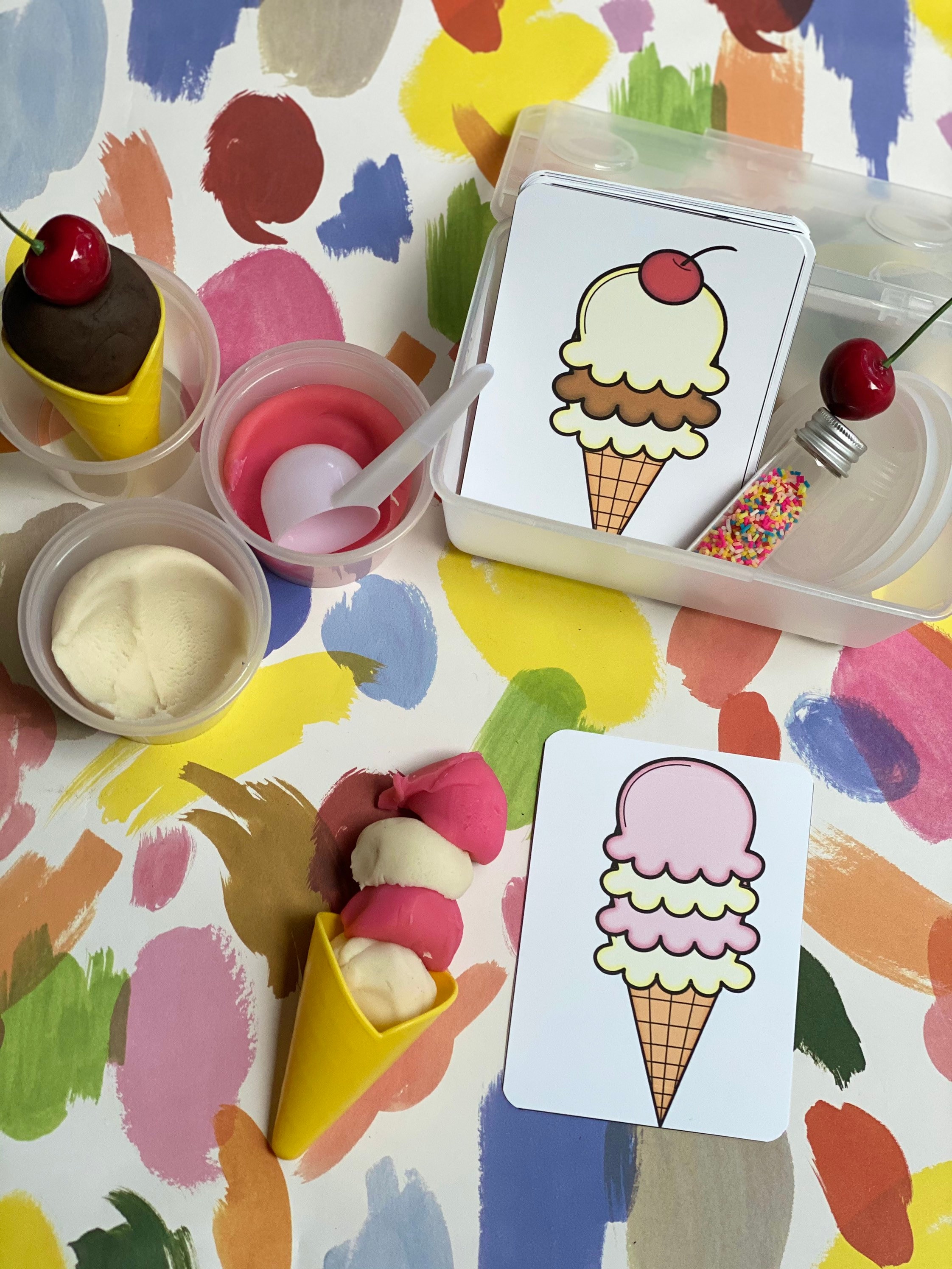 Ice Cream Patterning Cards PDF Digital Download Summer - Etsy España