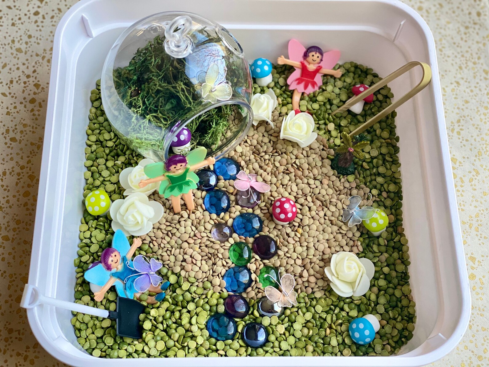 Gnome Garden Sensory Kit for Kids Fairy Garden Sensory Bin - Etsy