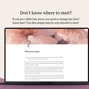 Dream Life Notion Template Manifestation Planner Productivity Digital ...