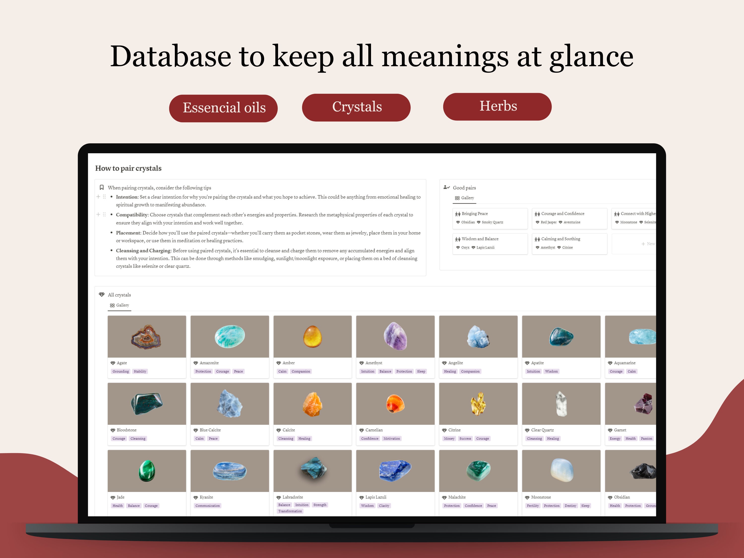 Book of Shadows Notion Template Grimoire Digital Witchy Planner for ...
