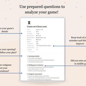 Chess Notion Template With Openings Endgames Databases Chess Study Notion for New Players and ...