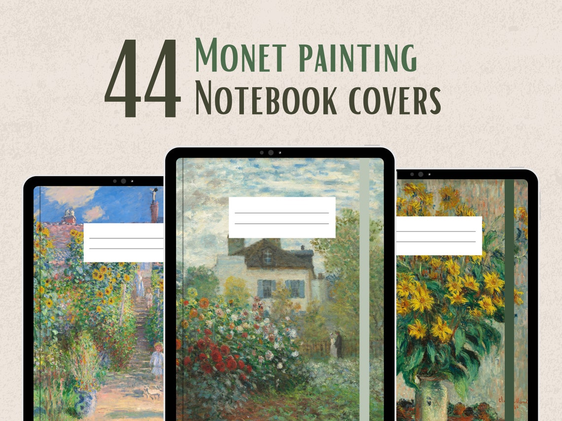 Goodnotes Notebook Covers Aesthetic Painting Covers Digital Art Digital ...