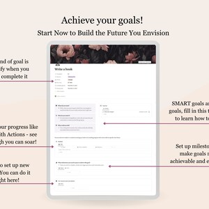 Dream Life Notion Template Manifestation Planner Productivity Digital ...