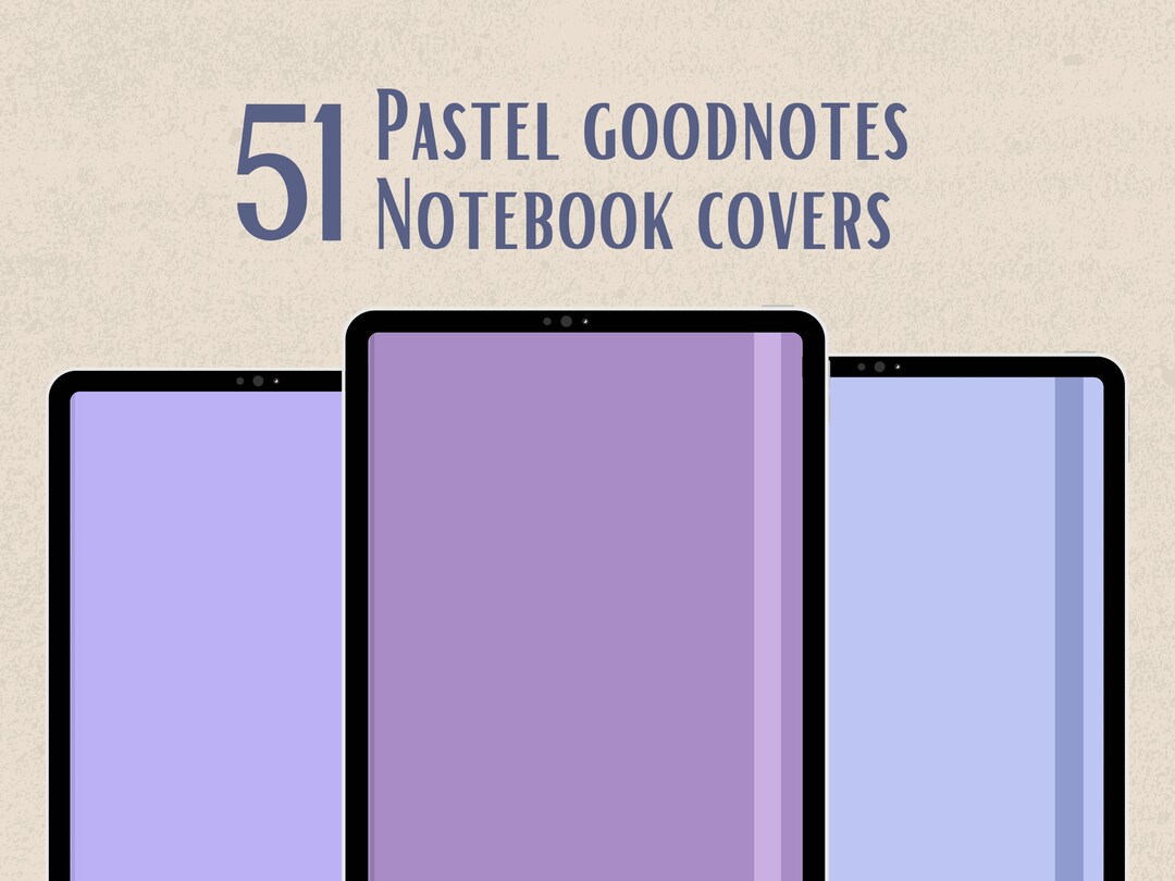 Pastel Goodnotes Cover Digital Notebook Cover Notability Cover Simple ...