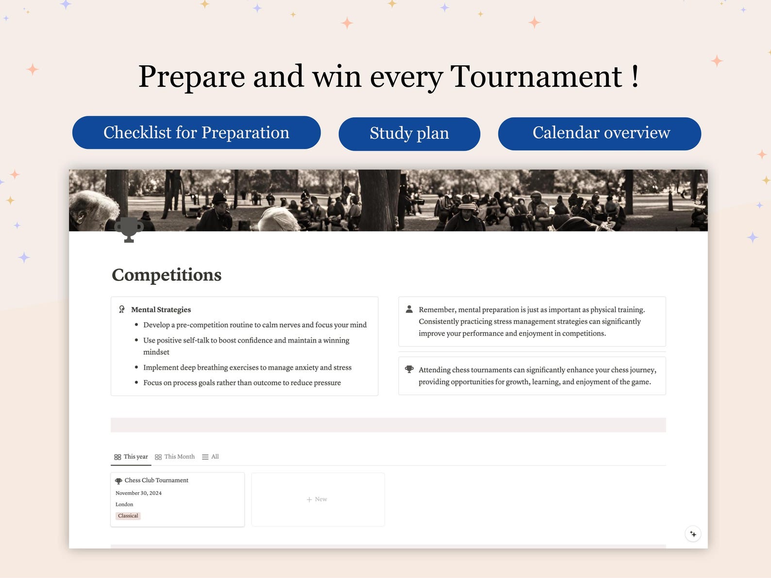 Chess Notion Template With Openings Endgames Databases Chess Study ...