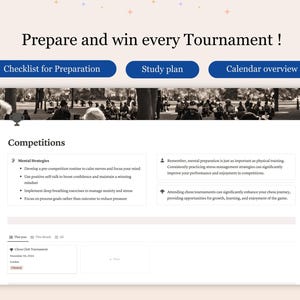 Chess Notion Template With Openings Endgames Databases Chess Study Notion for New Players and ...